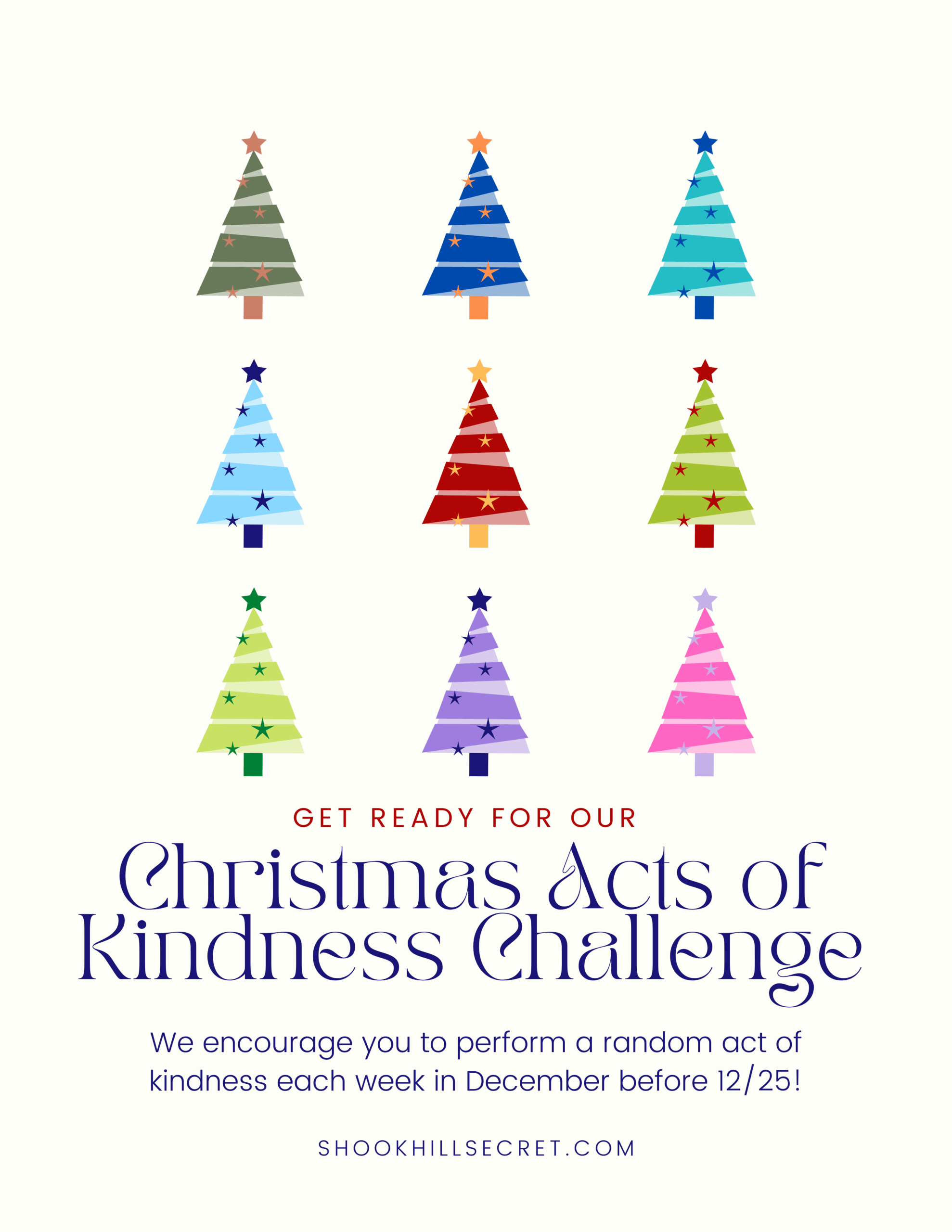 Random Acts of Kindness Flyer - Shookhill Secret